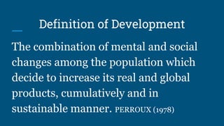 Development Meaning and Definition | PPTX