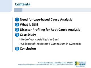 Development of Disaster Profiling Technique for Case-based Cause ...