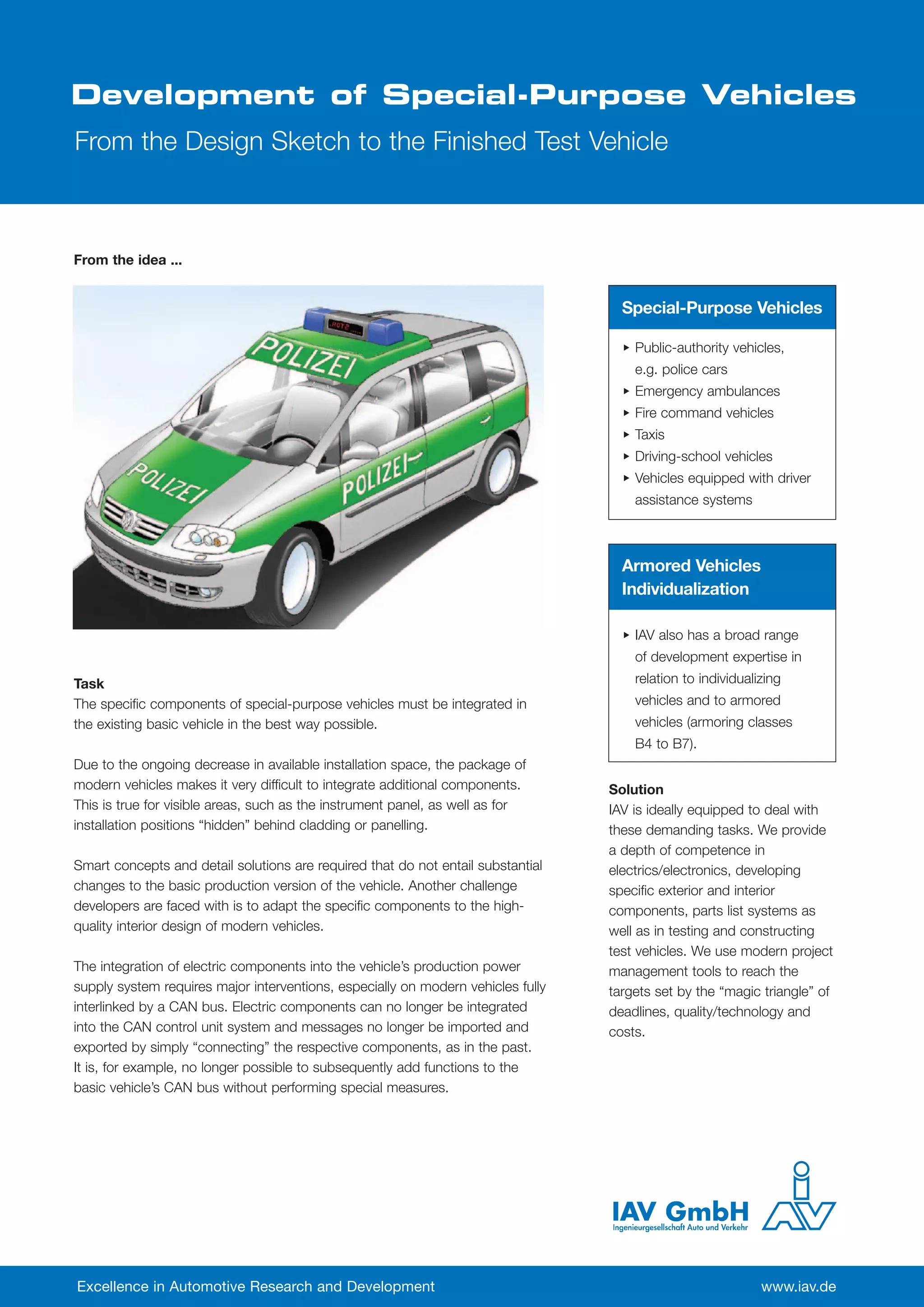 Development of Special-Purpose Vehiclas | PDF