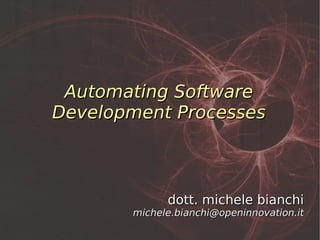 Automating Software Development Processes | PDF