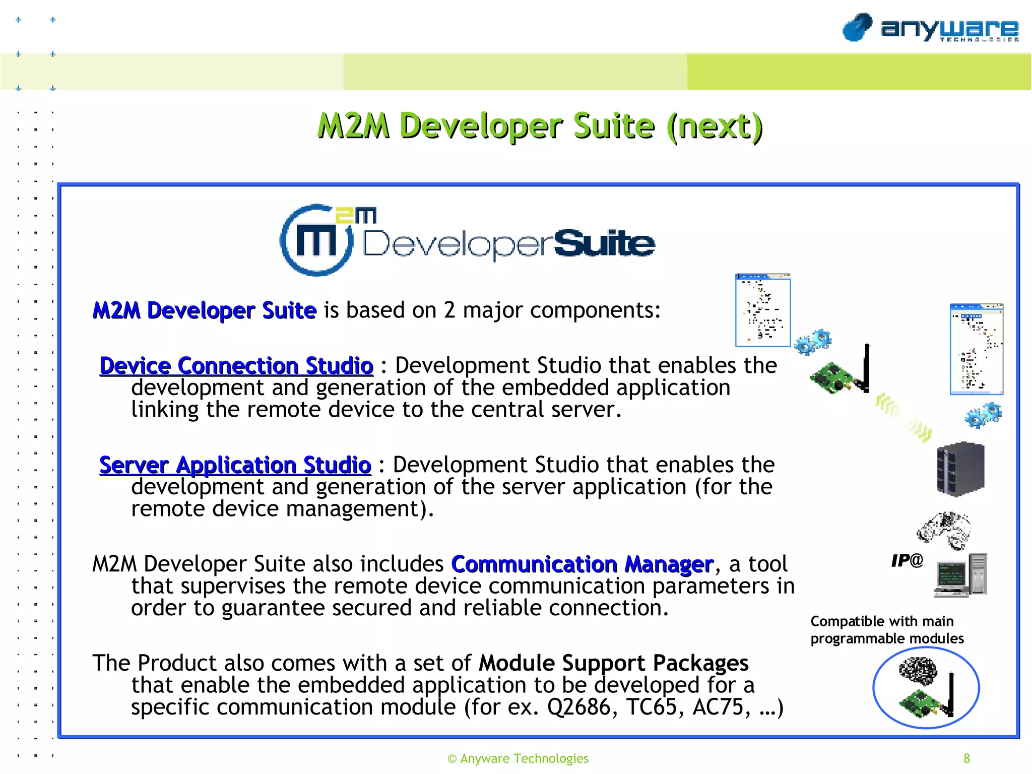 Development tools : a key driver for the M2M market take-off | PPT