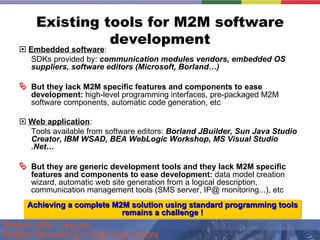Development Tools: a key driver for the M2M market take-off | PPT | Computer Software and ...