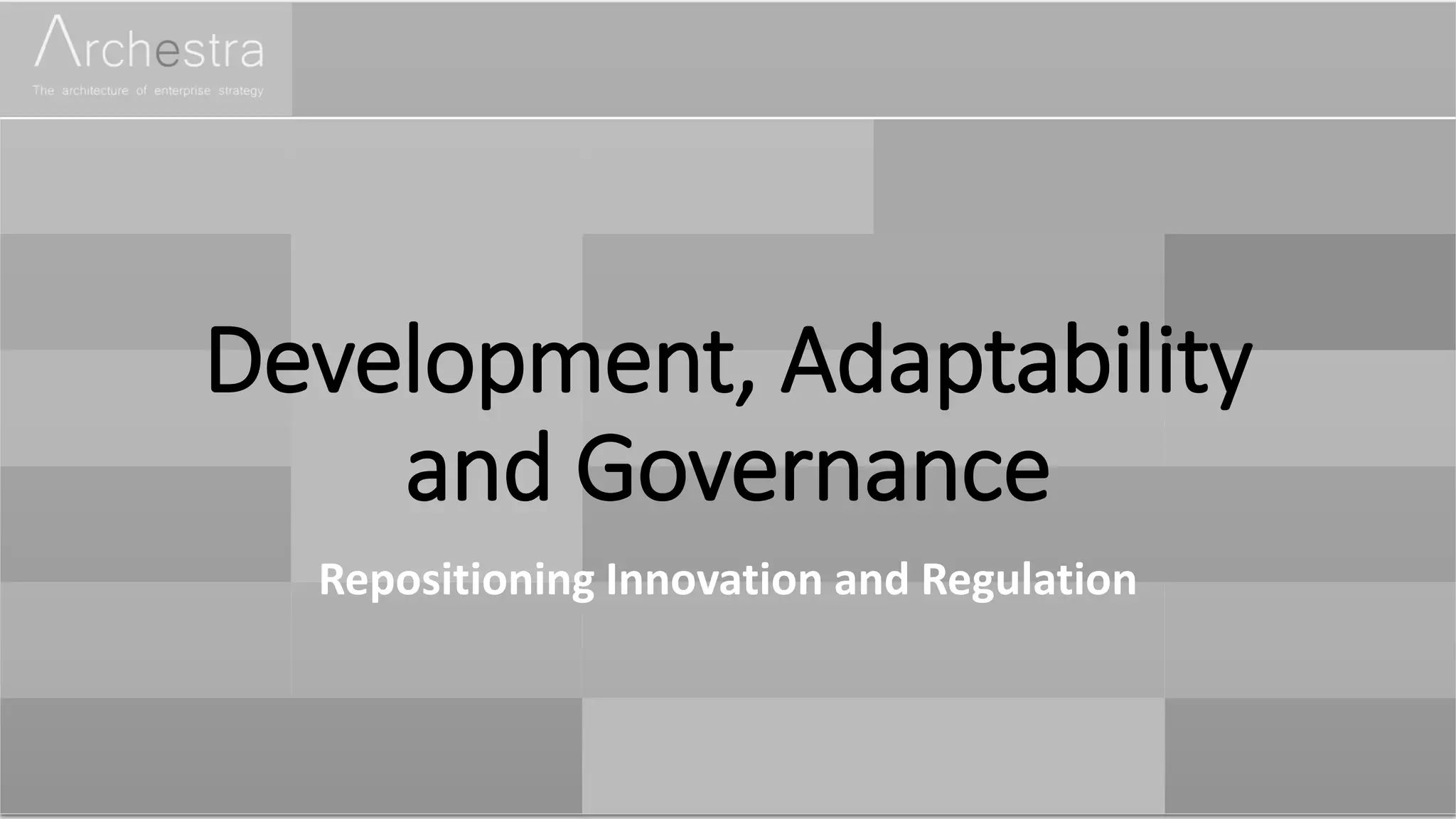 Innovation versus Regulation | PPT