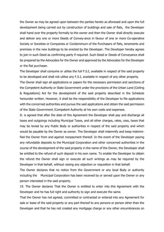 DEVELOPMENT AGREEMENT | PDF