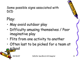 Developmental Coordination Disorder | PPT