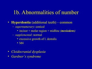 developmental-disorders in children’s teeth | PPT