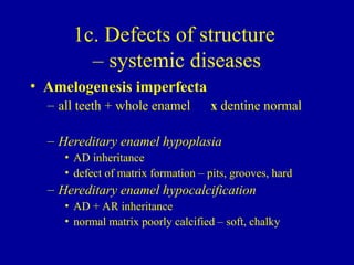 developmental-disorders in children’s teeth | PPT