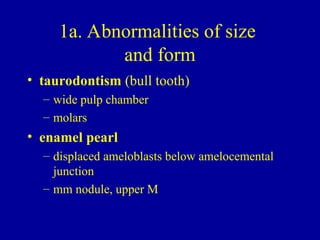 developmental-disorders in children’s teeth | PPT