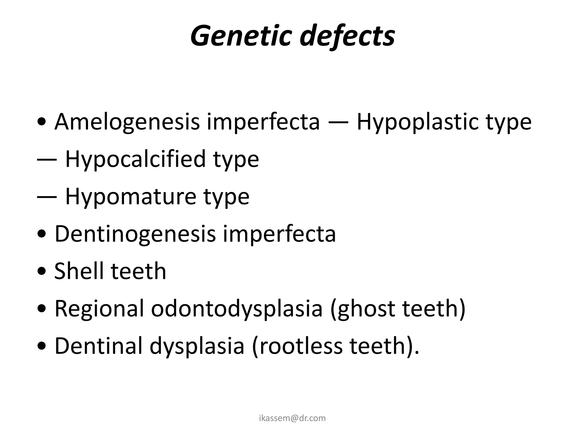 Developmental abnormalities | PDF