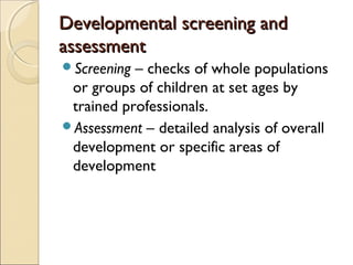 Developmental and behavioral pediatrics | PPT