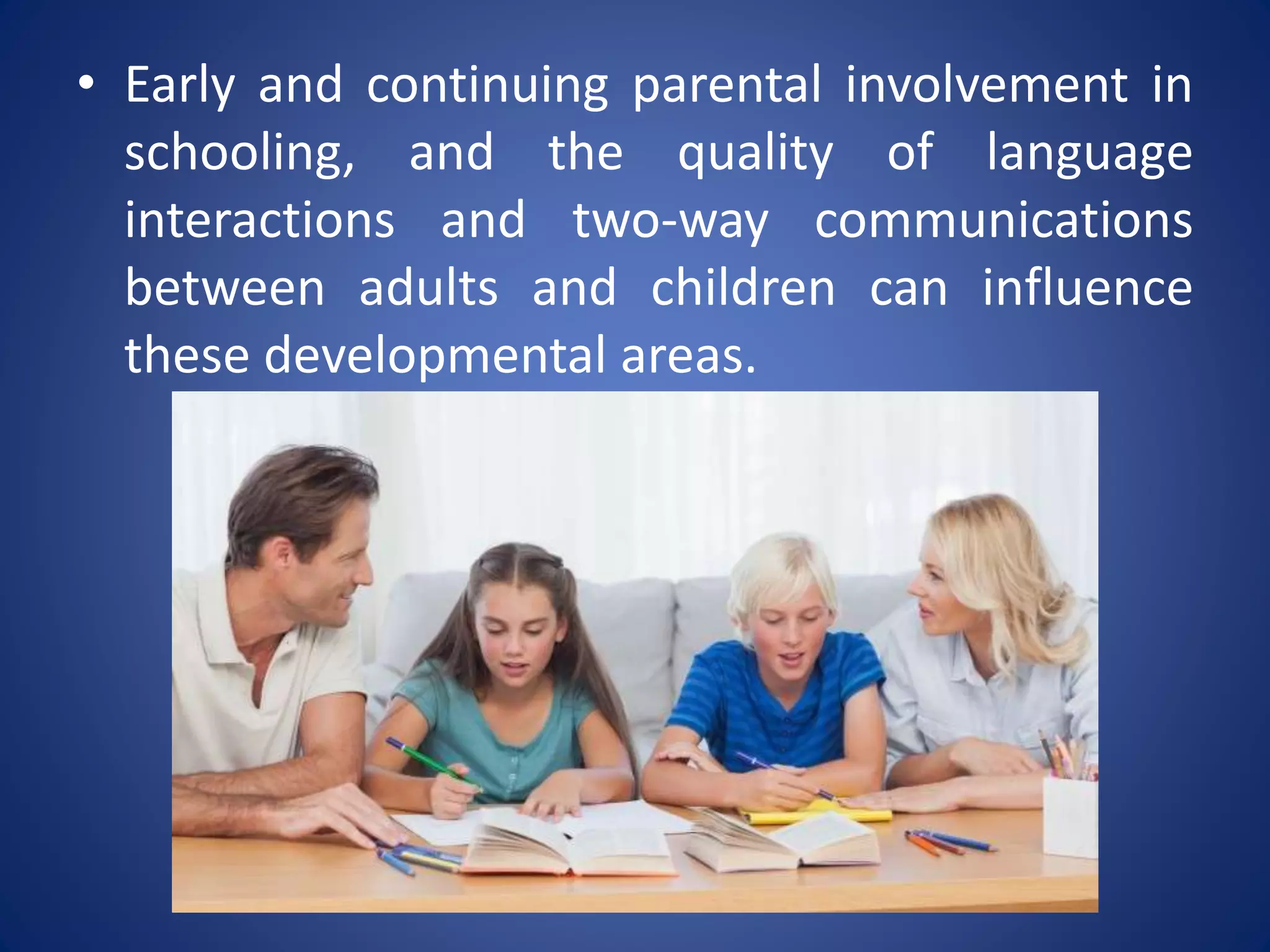 Developmental and social factors in Learning Centered Psychological ...
