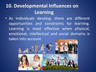 Developmental and social factors in Learning Centered Psychological ...