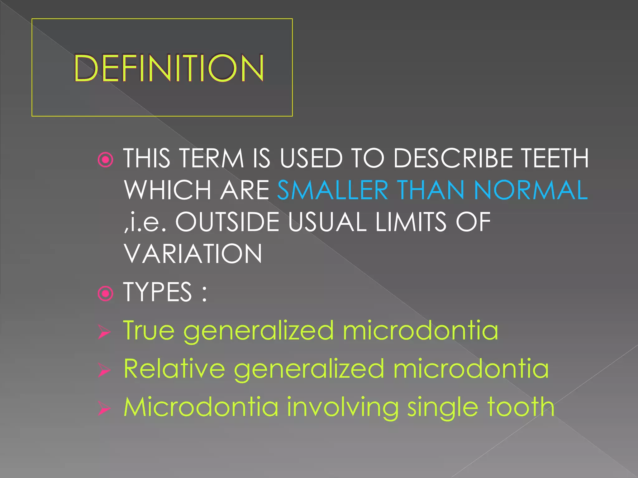 Developmental anomalies of teeth - by variyta | PPTX
