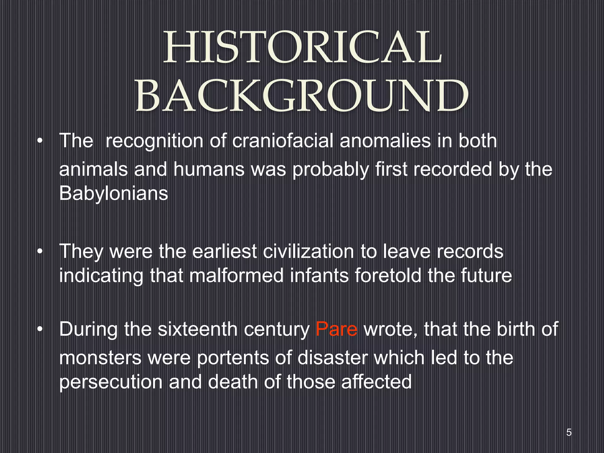 Developmental anomalies of craniofacial region | PPTX