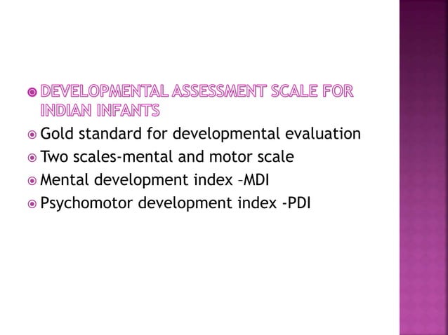 Developmental assessment and screening | PPTX