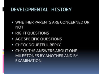 Developmental assessment and screening | PPTX