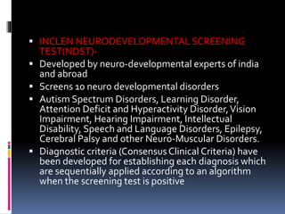 Developmental assessment and screening | PPTX