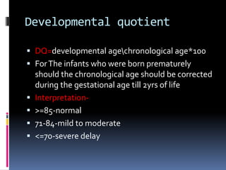 Developmental assessment and screening | PPT