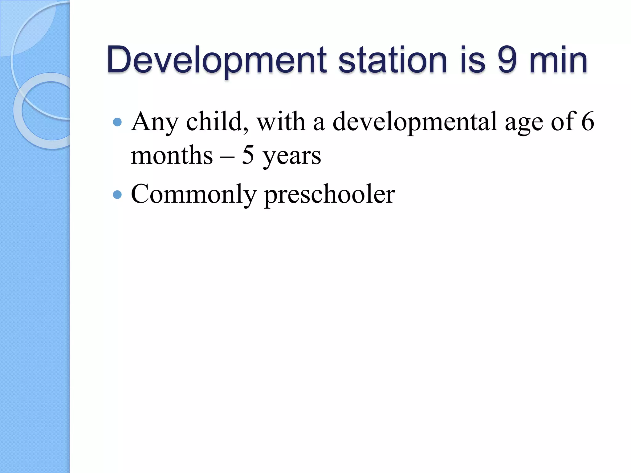 Developmental assessment for medical students, GP, residents and MRCPCH ...