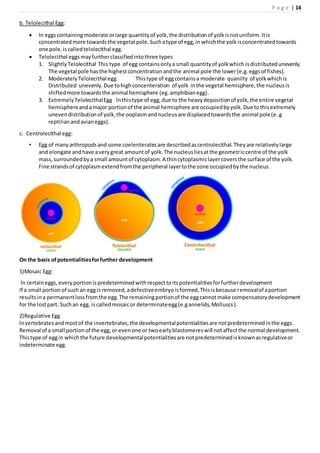 Developmental biology | DOCX