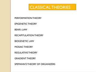 general description regarding Developmental Biology | PPTX