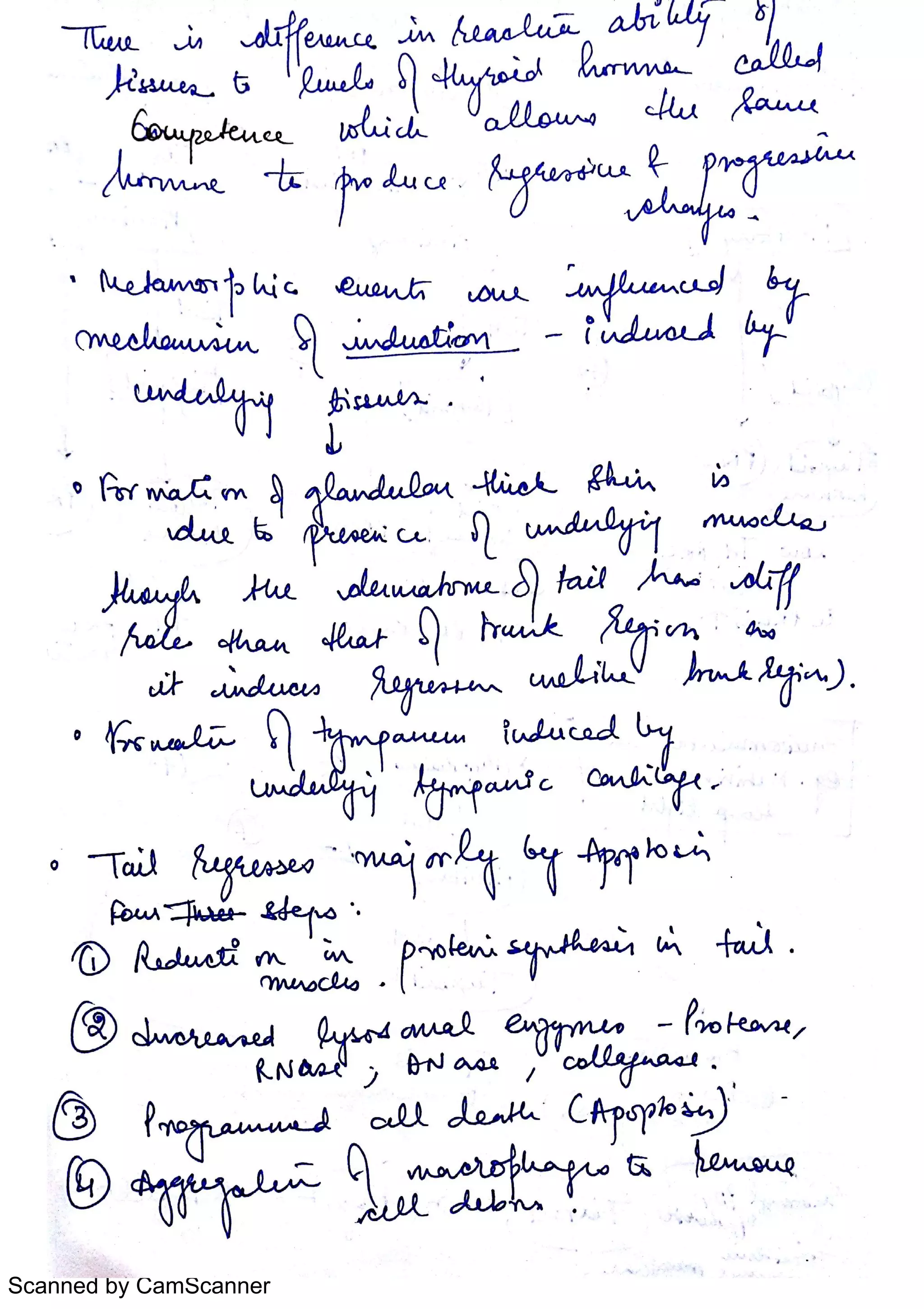 Developmental biology notes-Zoology, third year, Delhi University | PDF