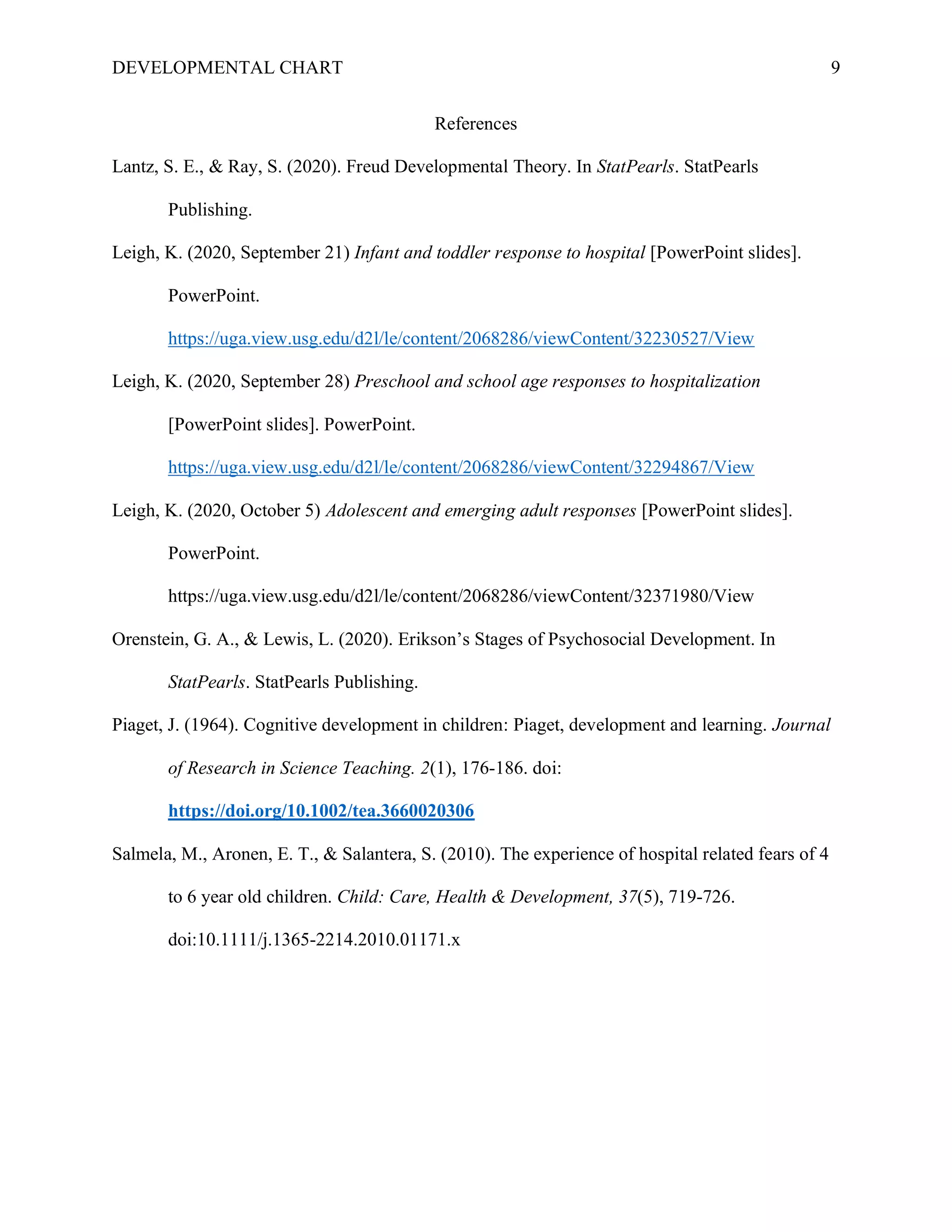 Developmental Chart | PDF
