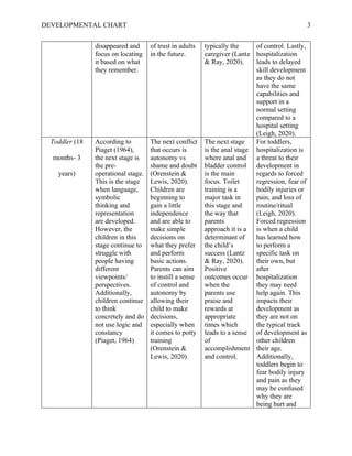 Developmental Chart | PDF