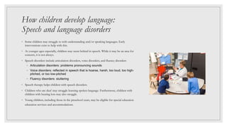 Language Development in Early childhood by Emma Jefferies and Jeb ...