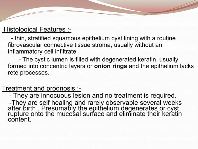 Developmental cysts.pptx | Ear, Nose and Throat Conditions | Diseases ...