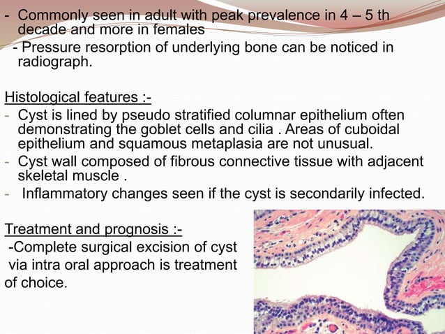 Developmental cysts.pptx | Ear, Nose and Throat Conditions | Diseases ...