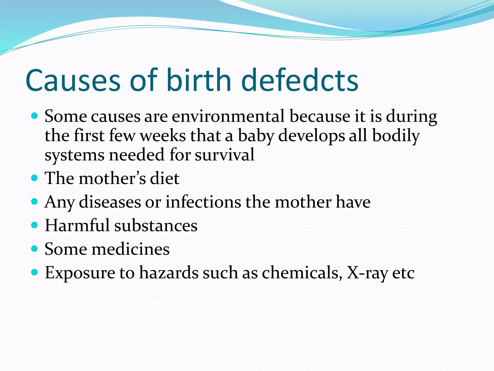 Developmental defects | PPTX