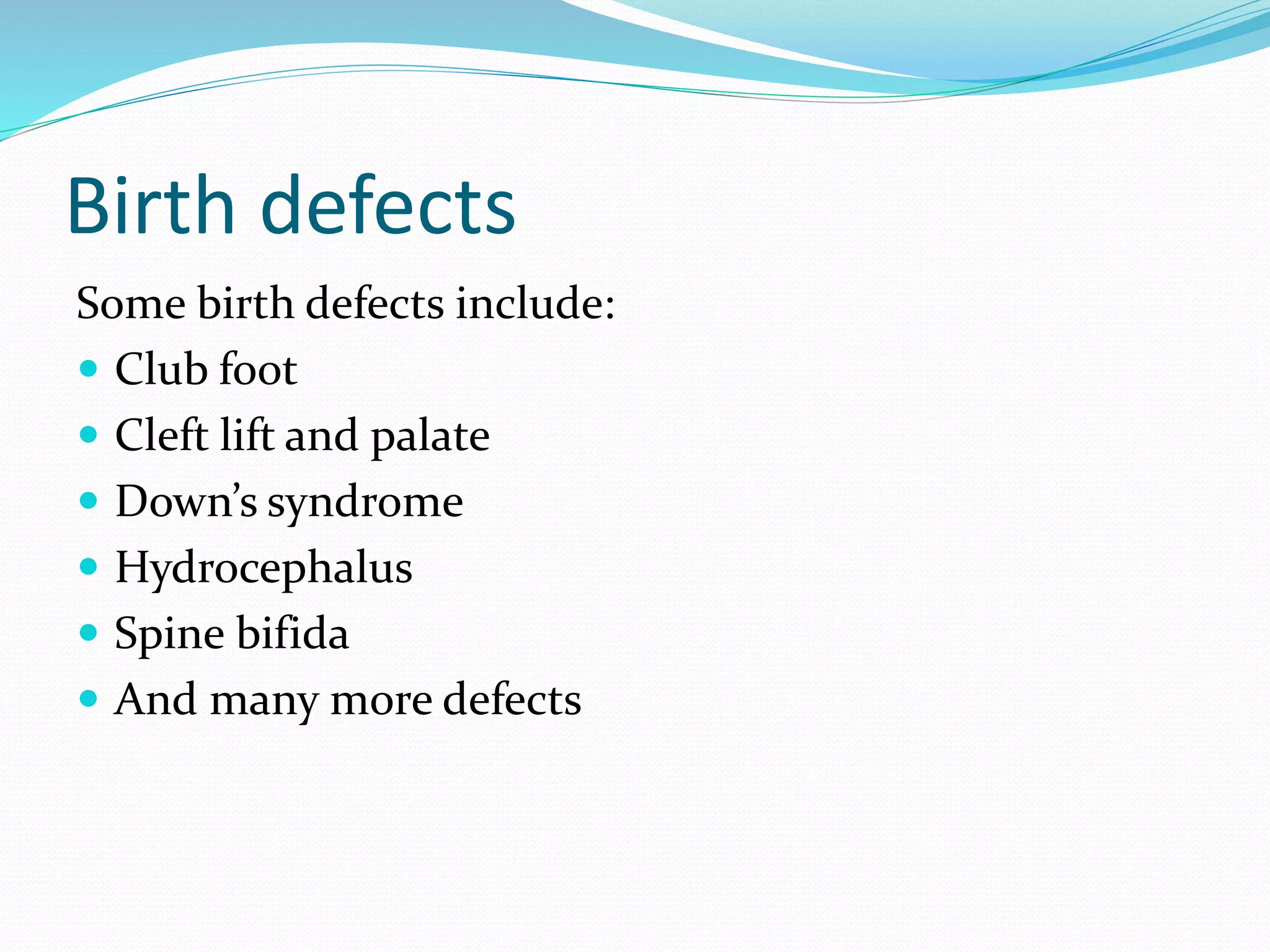 Developmental defects | PPTX