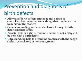Developmental defects | PPTX