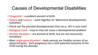 Developmental disabilities | PPTX