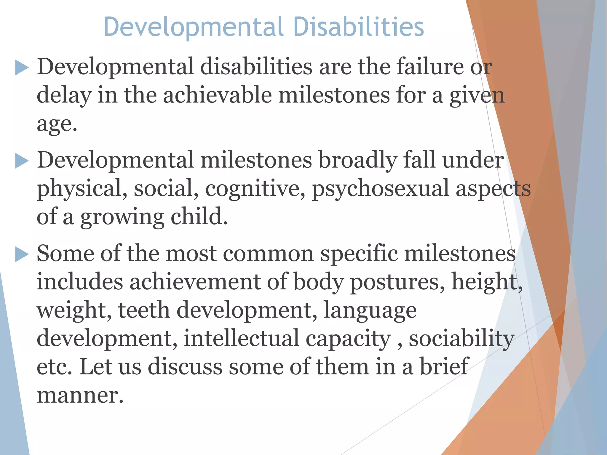 Cognitive developemental delay | PPTX