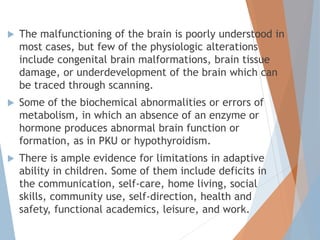 Cognitive developemental delay | PPTX