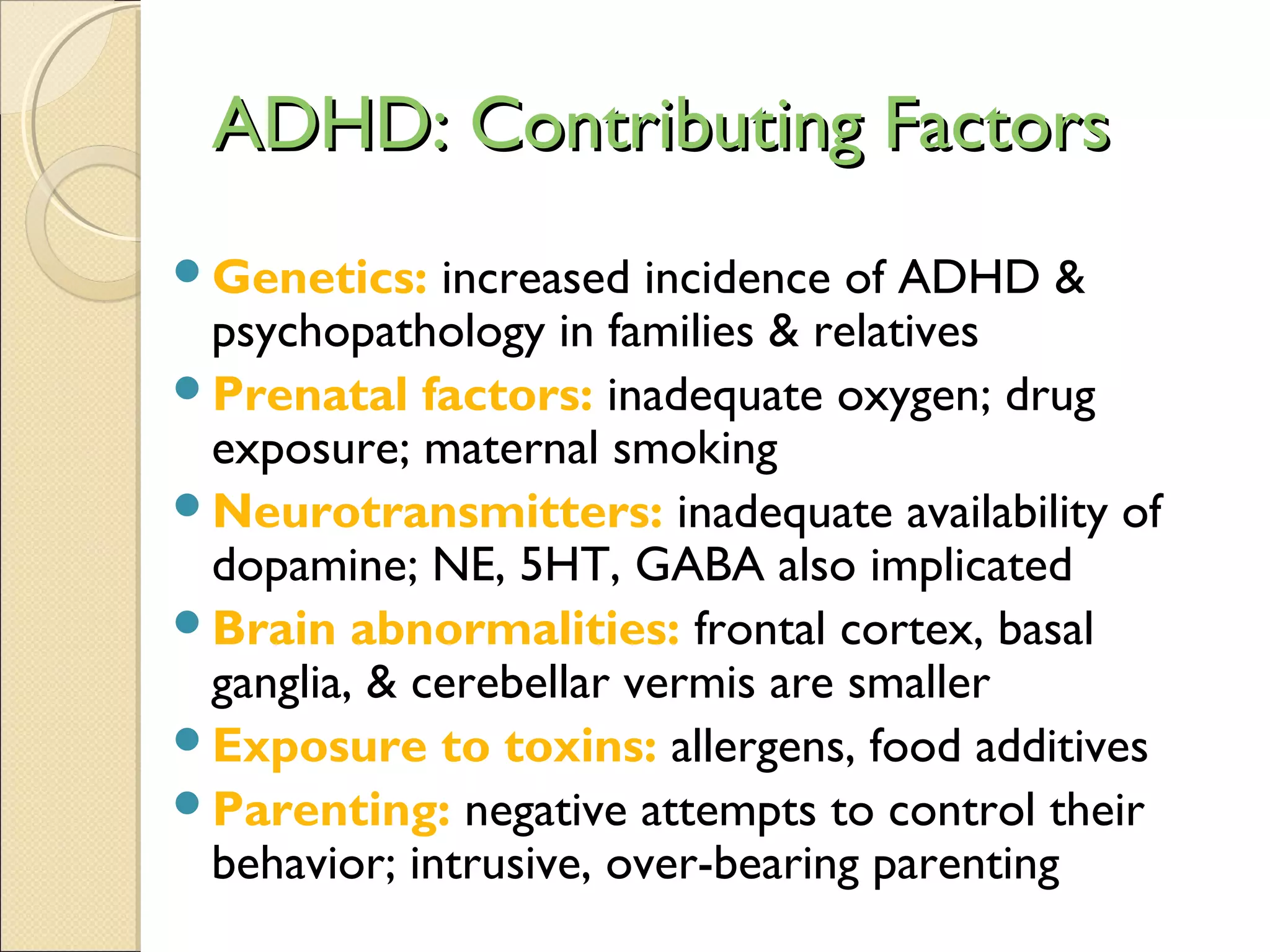 Childhood disorders | PPT