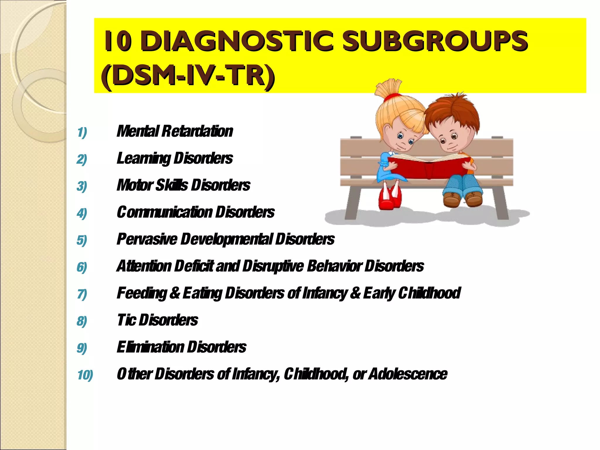 Childhood disorders | PPT