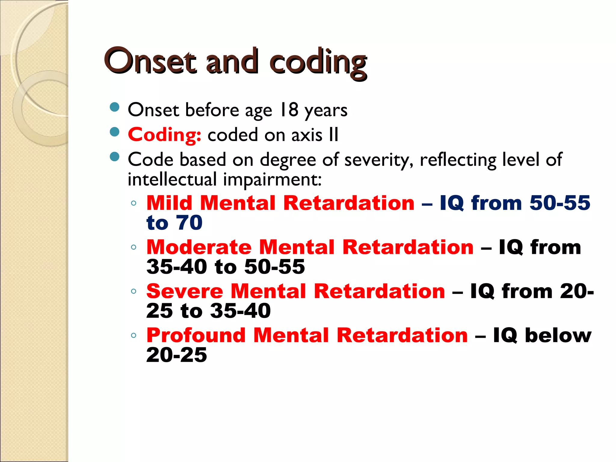 Childhood disorders | PPT