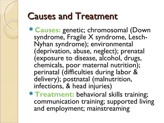 Childhood disorders | PPT