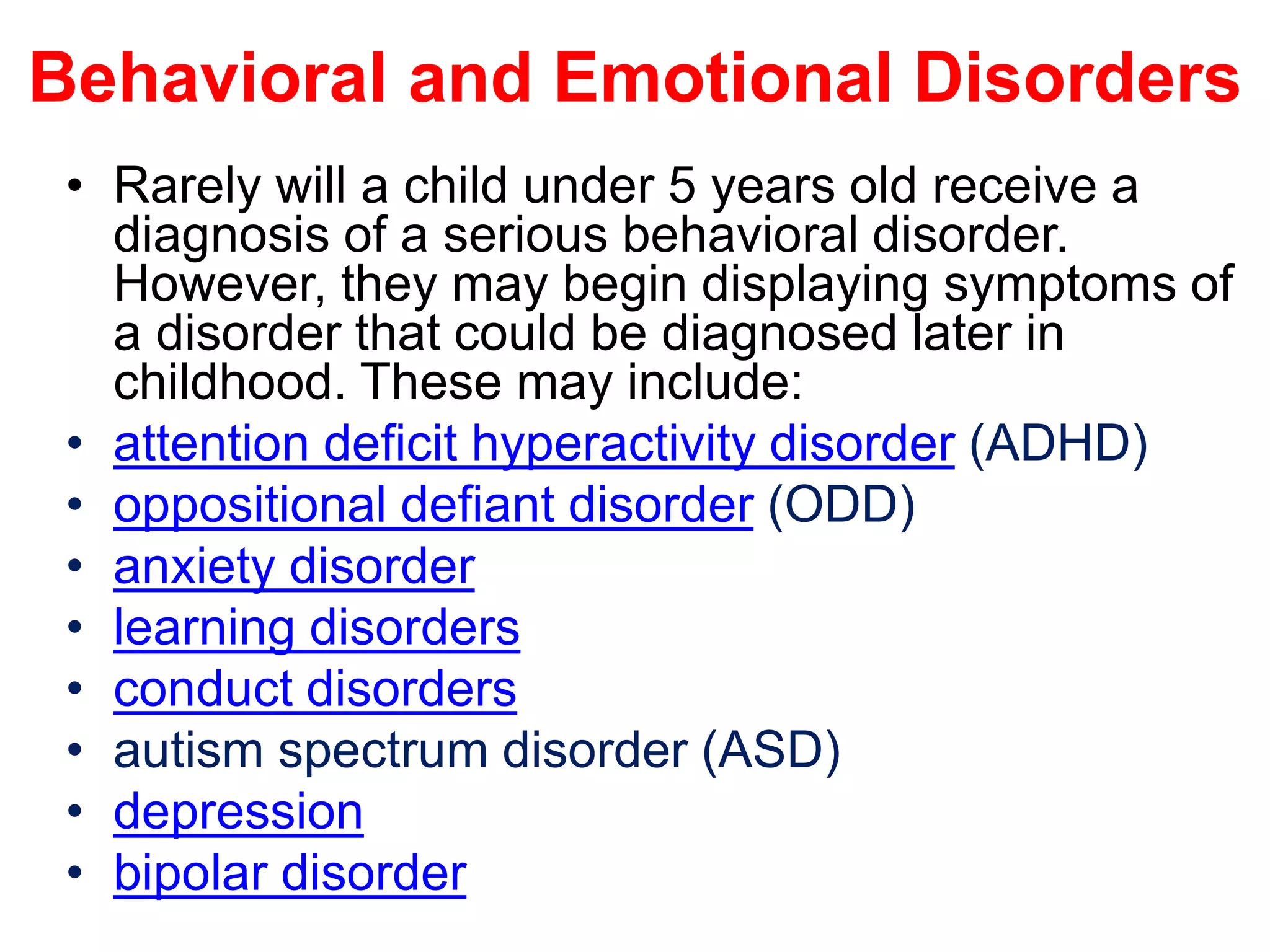 Developmental disorders ppt | PPTX