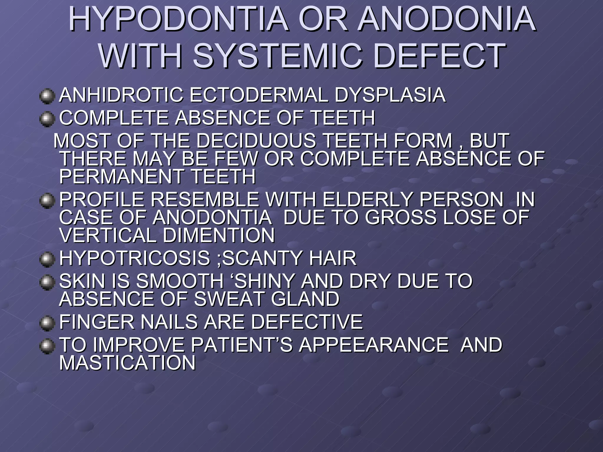 Developmental disorders of teeth and related tissue | PPT