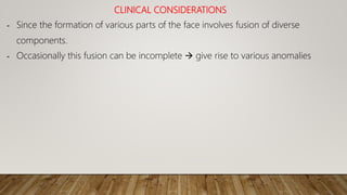 Developmental Disturbances of The Face | PPTX