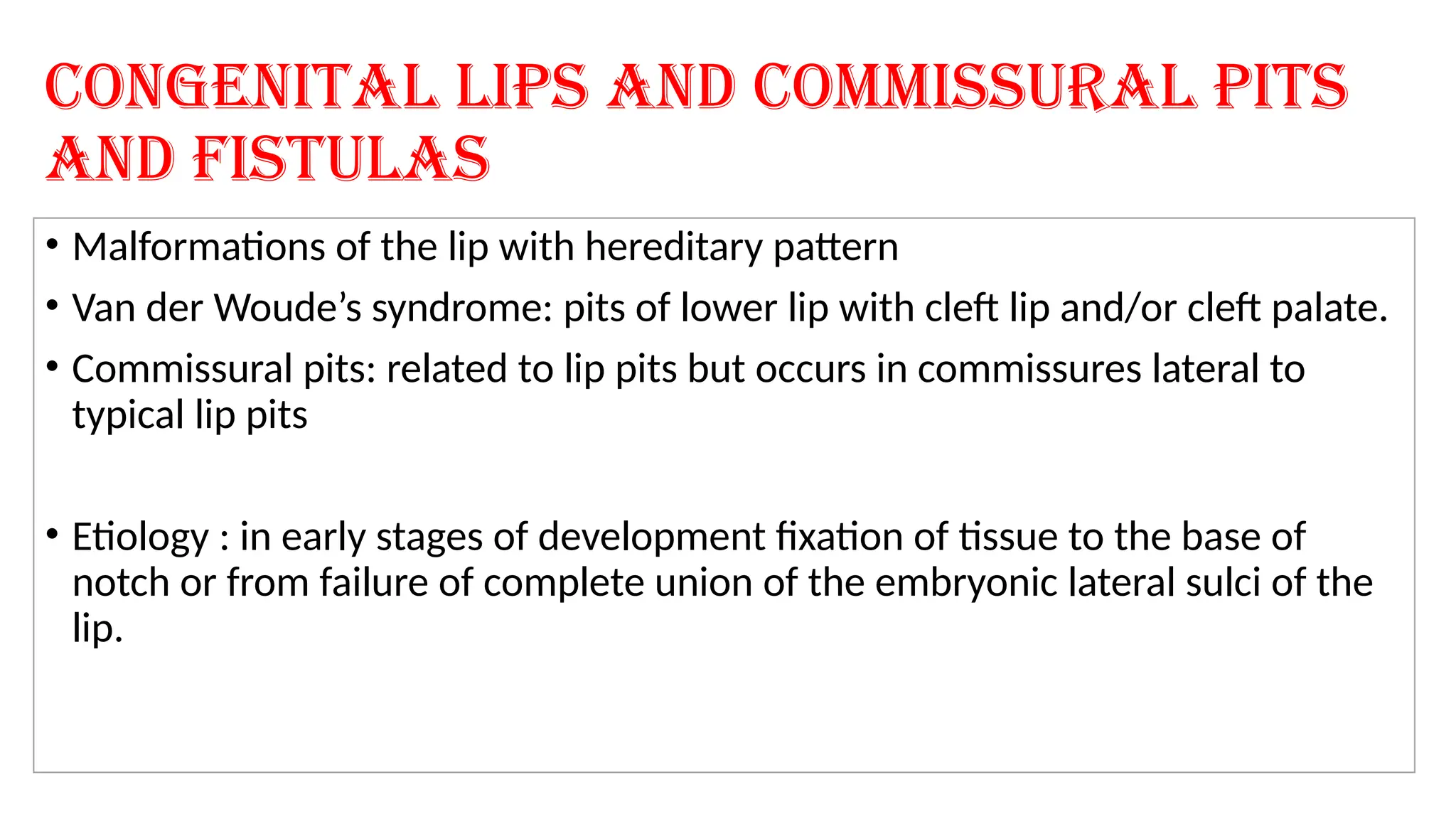 DEVELOPMENTAL DISTURBANCES AFFECTING LIP AND PALATE.pptx