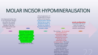 Developmental disturbances in structure - Enamel Hypoplasia.pptx