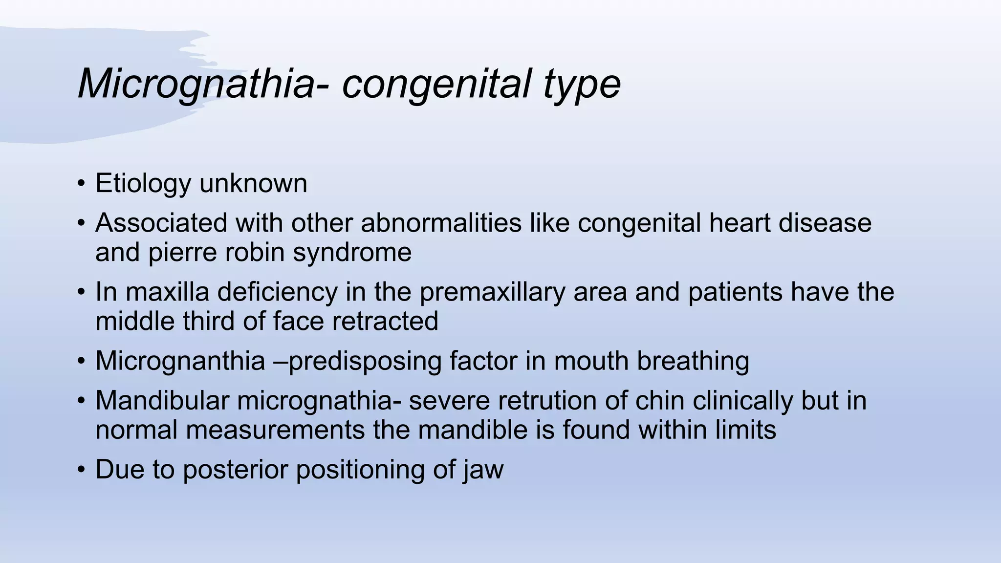 Developmental disturbances of oral and paraoral structures | PPTX