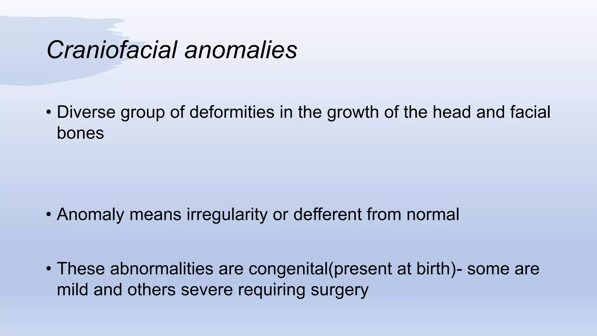 Developmental disturbances of oral and paraoral structures | PPTX