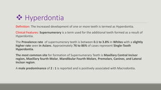 Developmental disturbances of teeth and bone | PPTX