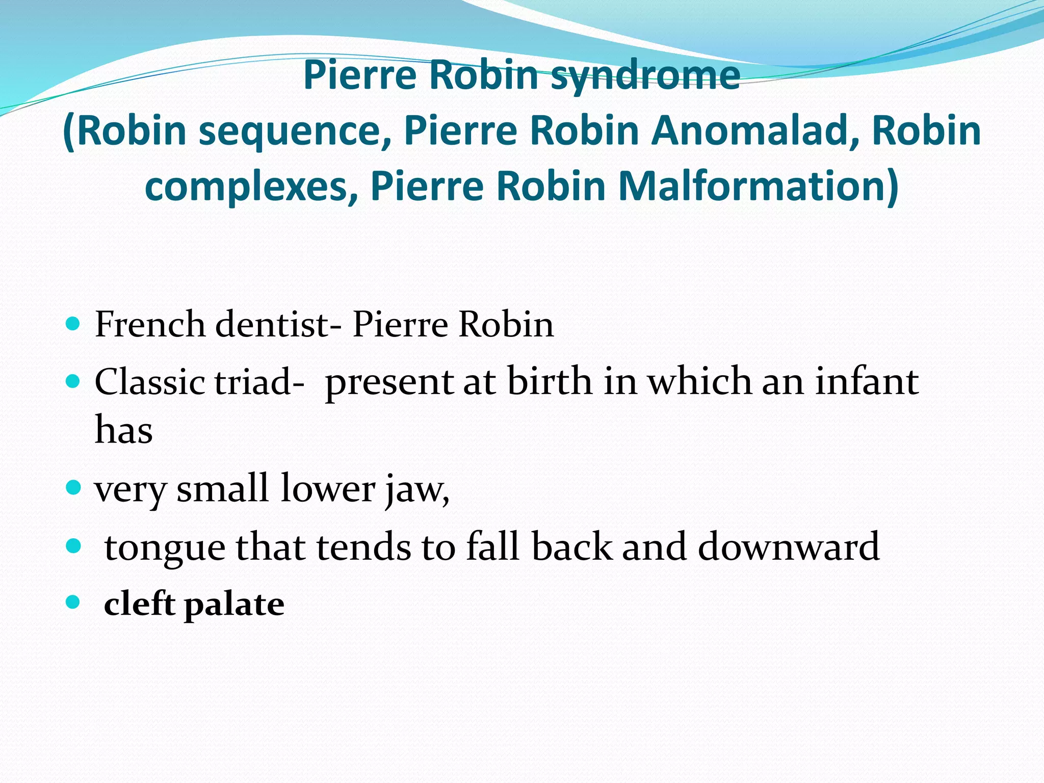 Developmental disturbances of the jaws | PPTX